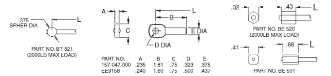 Heavy Duty Transmission Gear Shift Cable 1500 Series Cable With ...