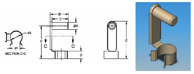 Industrial Stainless Steel Clevis Pin TXLSP Series Clevis Pin Spring Clip