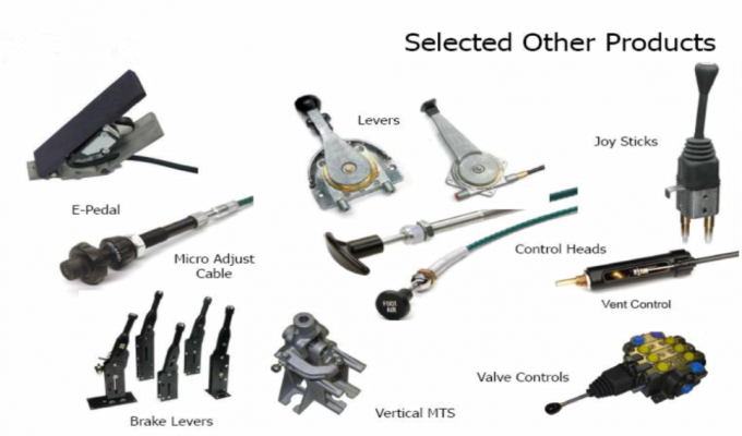 Stainless Steel Mechanical Control Cable With PE / PVC Insulation Material