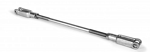 Low Resistance Push Pull Cable End Fittings Steel Clevis Thread 1/4 ...