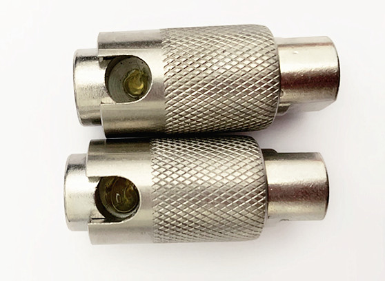 304 Stainless Steel M8 Ball Joint Customized Size With Knurled Finish