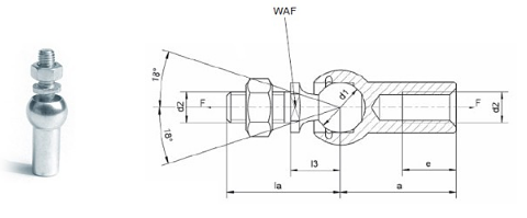 SS304 Galvanized Sawing M10 Stainless Steel Rod Ends