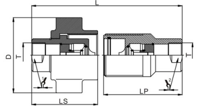 Thread Type Hydraulic Quick Coupling 250bar Casting Quick Release Connector