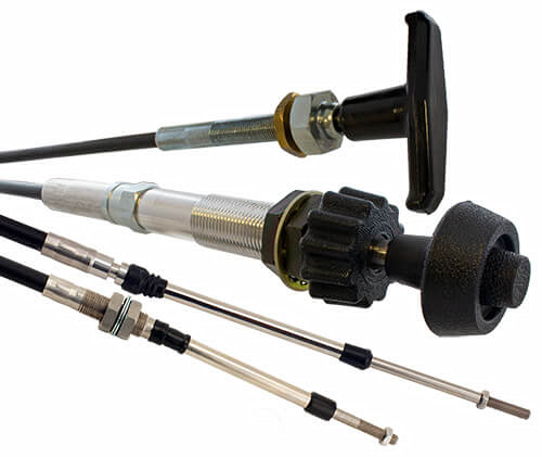 PVC PE Mechanical Control Cable PTO Push Pull Cable Assembly Custom