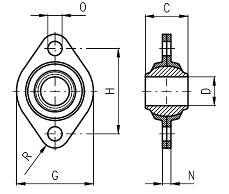 Flange Bulkhead Rotary Swivel Joint Chrome Stainless Steel Swivel Joints