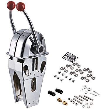 YK9D Double Lever Engine Control Marine Engine Control Handle Top Mount ...