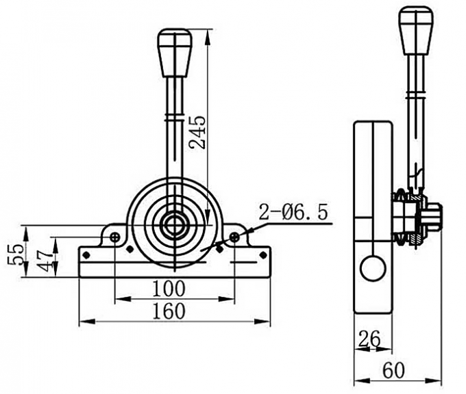 Construction Machinery Control Lever Forward And Reverse Speed Control ...