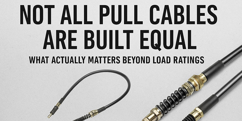 Not All Pull-Only Cables Are the Same – How to Choose What Actually Works