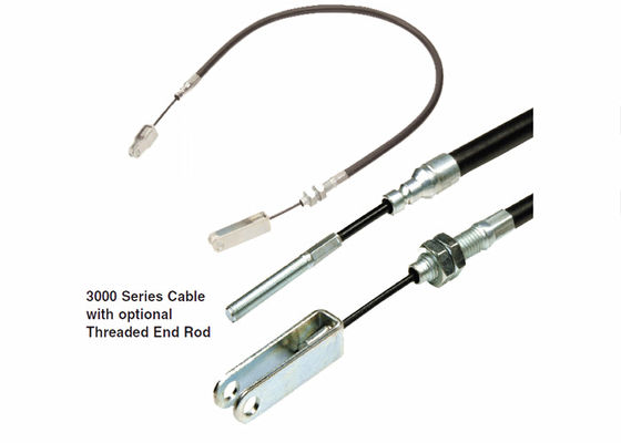 Automotive Control Cable Assembly 3000 Series Carbon Steel / Plastic ...