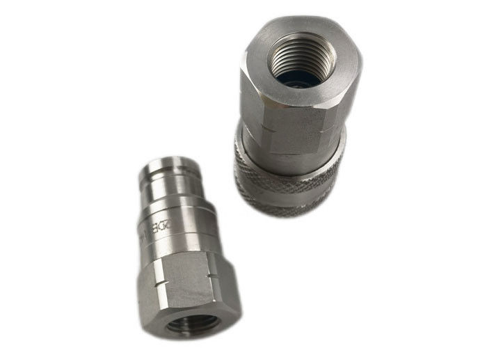 Stainless Steel ISO 16028 3/8'' Flat Face Coupler