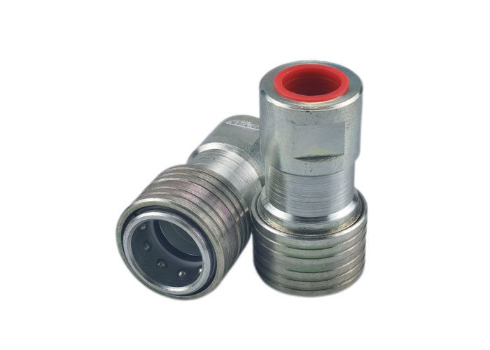 1-1/4'' Steel Double Shut Off Coupling , Hydraulic Quick Disconnect ...