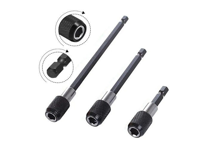 1/4 Inch Head Extension Rod Batch Magnetic Screwdriver Quick Transfer ...