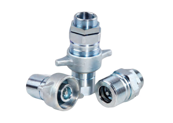 KZE-BC Thread Type Hydraulic Quick Coupling Used On Dump Tracks