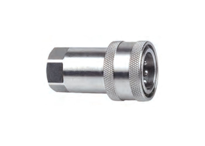 Close Type 316 Stainless Steel Quick Couplings Compatible For Oil Pipelines