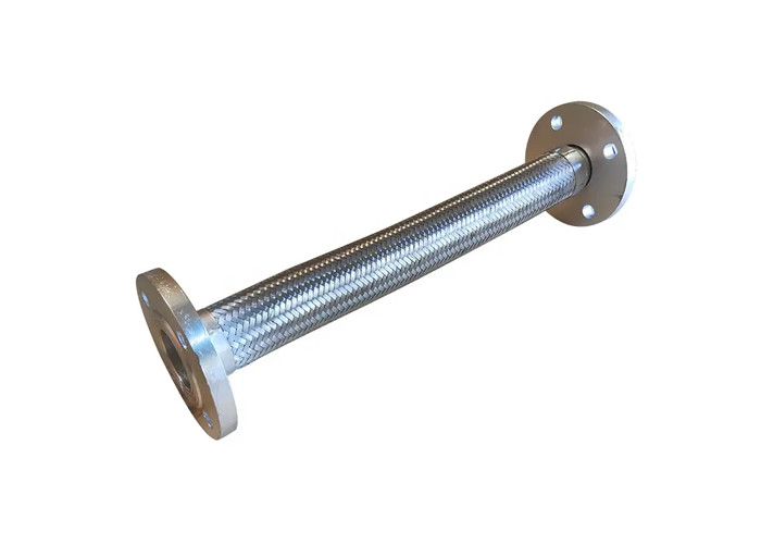 DN150 Style Oil Pipe Metal Flange Connection SS 304 Braided Bellows ...