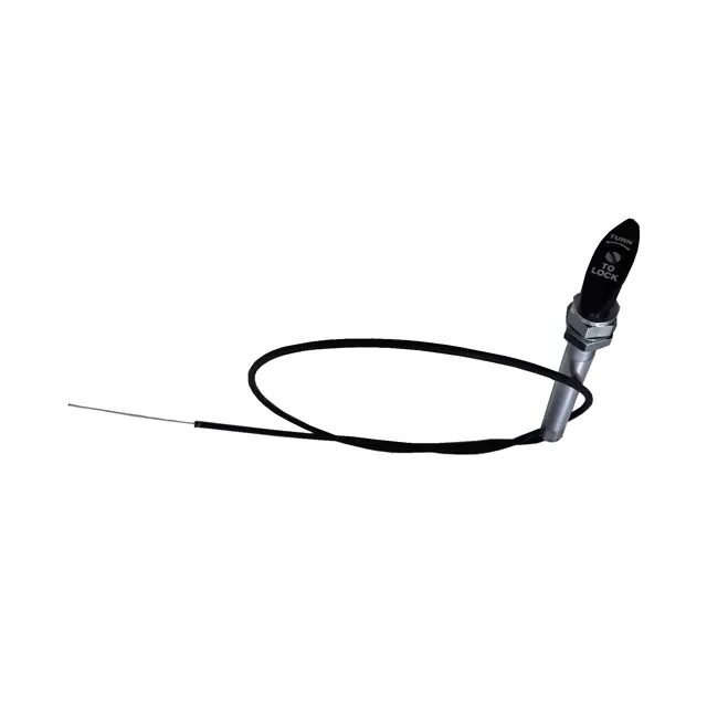 Black Control Cable Assembly With A Twist Lock T-Handle For Remote ...