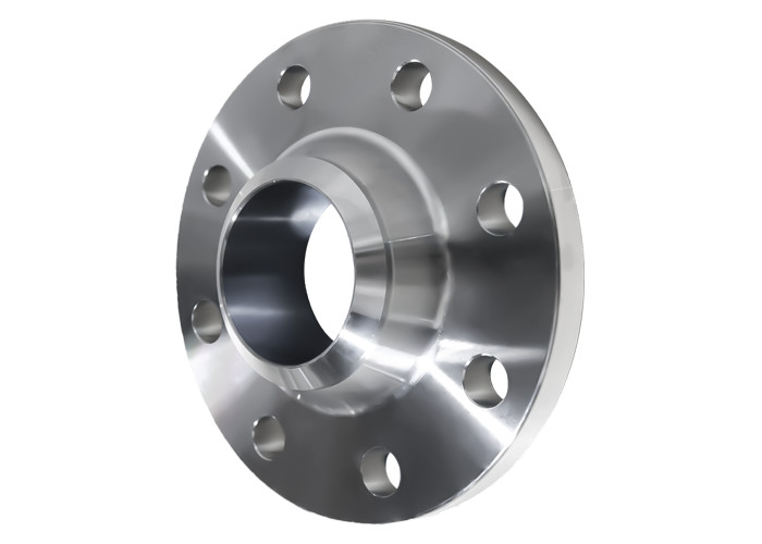 A Neck Butt-welding Flange Has A Cone-shaped Neck Welded To A Pipe Or ...