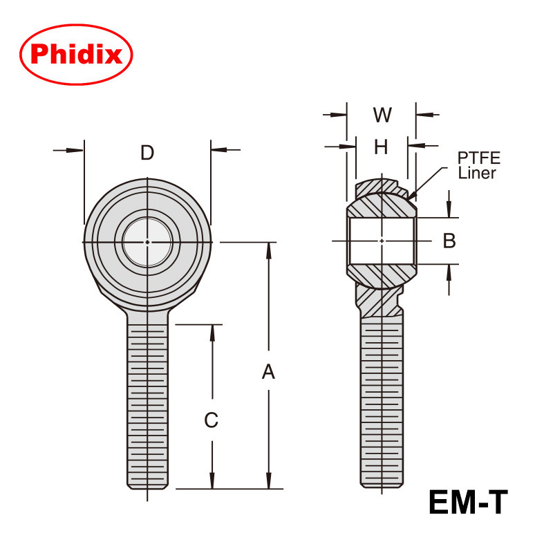 PTFE-Lined Rod Ends | Heavy-Duty Industrial Ball Joints for Motion Transfer