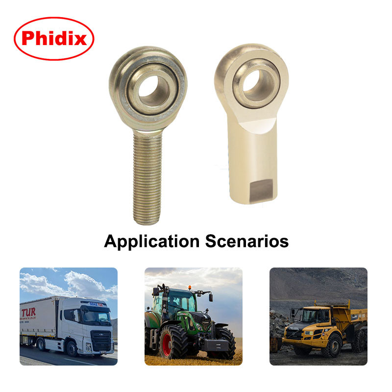 EM/EF Series Heavy-Duty Metal Rod Ends – Zinc Plated Ball Joints for ...