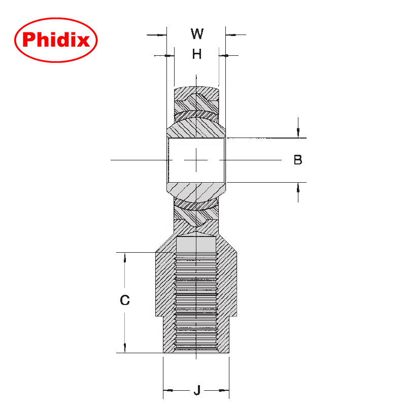 Heavy-Duty Vibration Dampening Rod Ends – Zinc Dichromate Coated ...