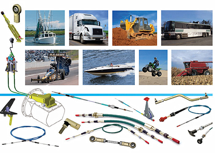 Customize Different Control Cables Mechanical Control Cable Push Pull Control Cable Various ...